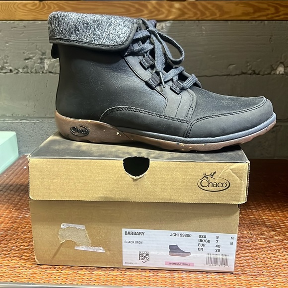 Chaco | Shoes | New Womens Chacos Barbary Jch9980 Black Iron | Poshmark